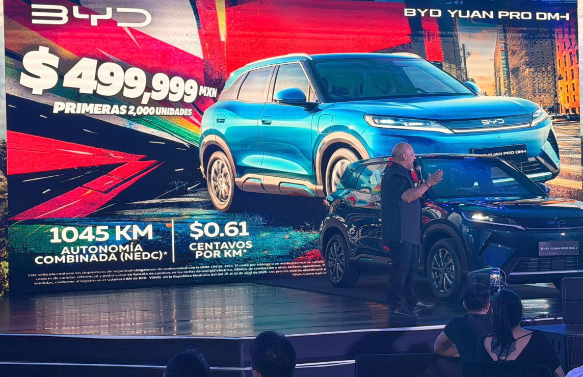 BYD Yuan Pro DM-i: Lanzamiento SUV PHEV más accesible México 2026 ...